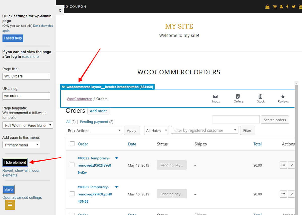 WooCommerce - View and Dispatch WooCommerce Orders from the Frontend