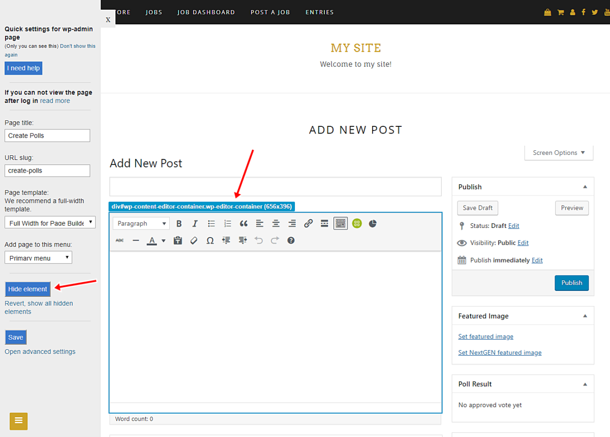 WordPress - How to Create Polls on the Frontend