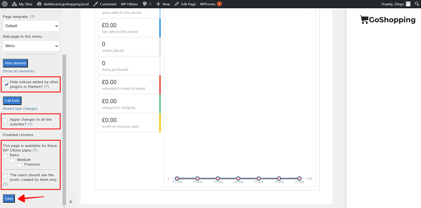 Set up the WooCommerce Reports on the Frontend Dashboard