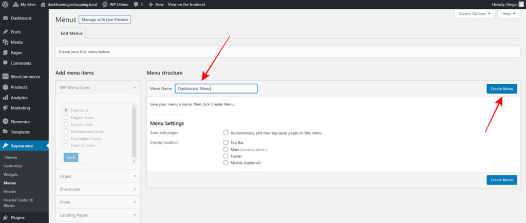 How to Setup the Frontend Dashboard Templates for OceanWP