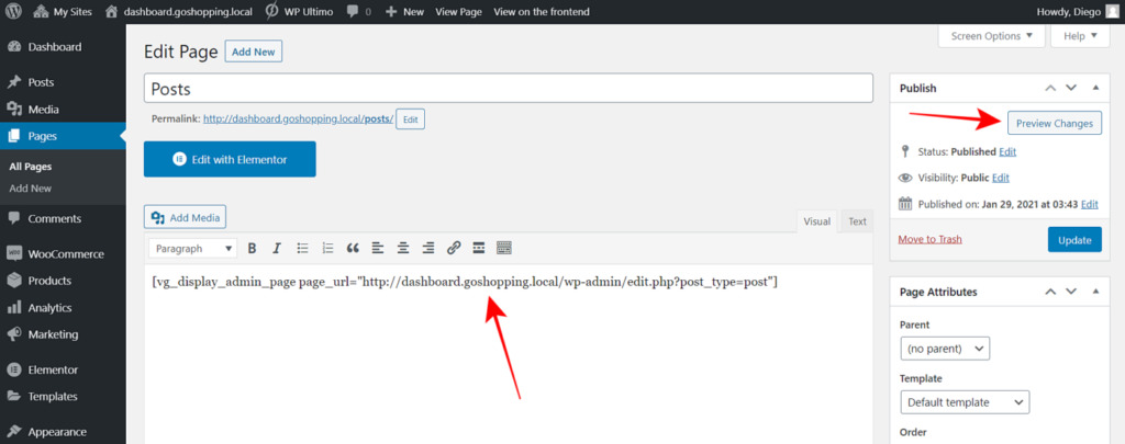 How to Setup the Frontend Dashboard Templates for OceanWP