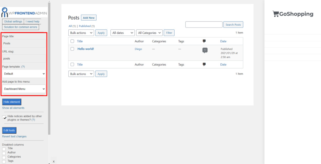 How to Setup the Frontend Dashboard Templates for OceanWP