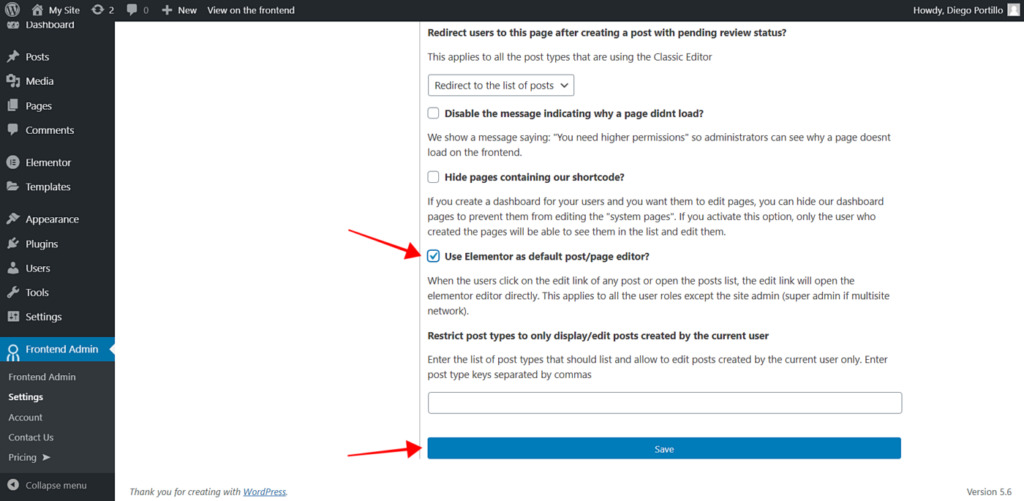 WordPress - How to Create Frontend Dashboard Pages with Elementor
