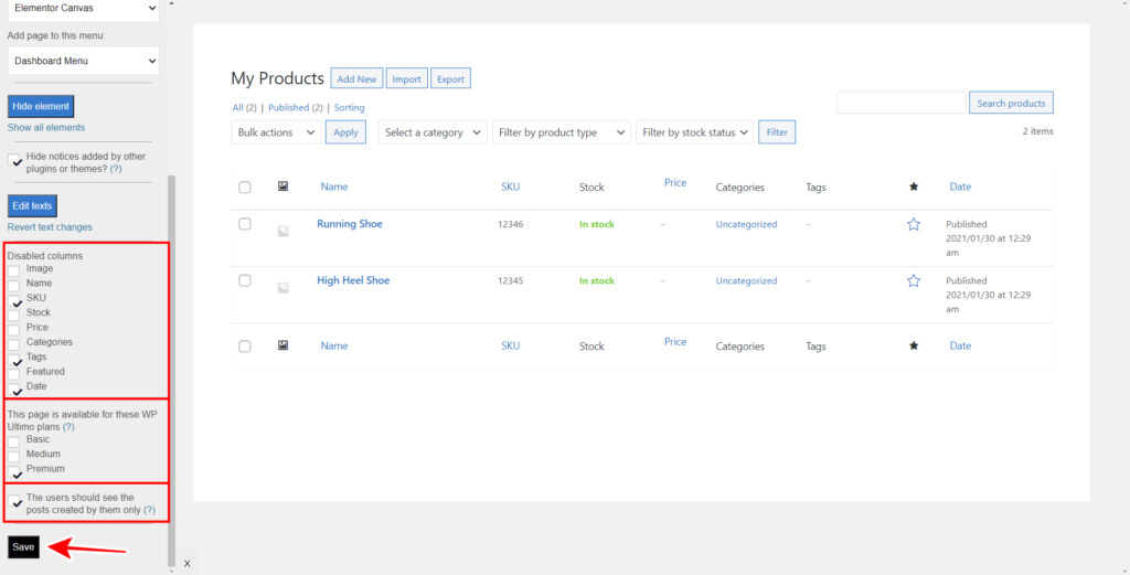 Elementor Templates to Build a Frontend Dashboard