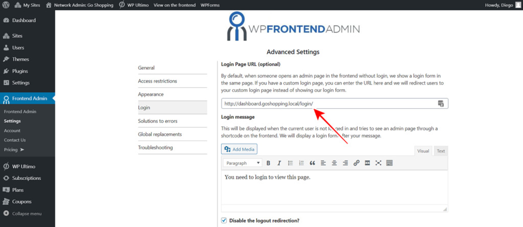 Elementor Templates to Build a Frontend Dashboard