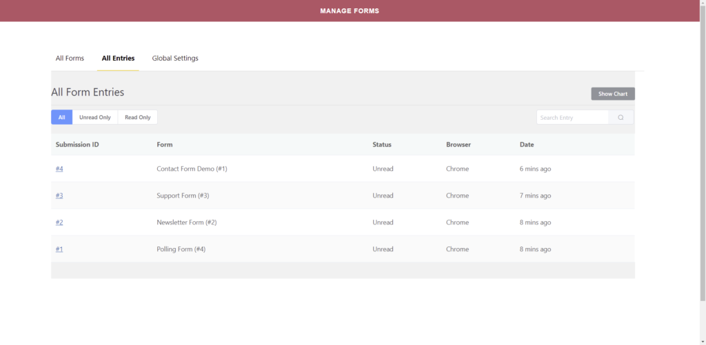 Fluent Forms - Allow Users to Manage Forms on the Front-end