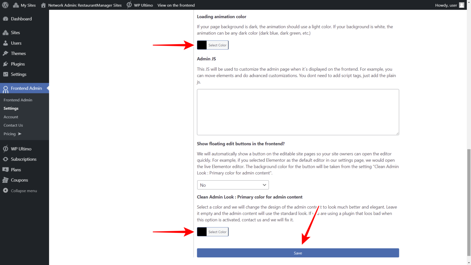 Lesson 5 - Set Up the Frontend Dashboard Appearance