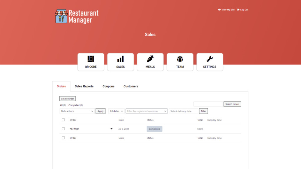 Lesson 7 – How to Add a "Sales" Page to the Frontend Dashboard