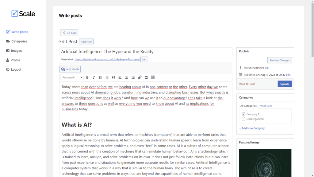 WordPress - Create a Dashboard for Authors with Elementor