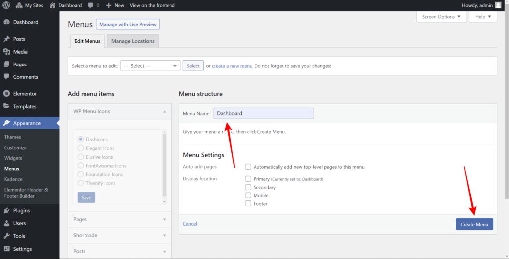 WordPress - Create a Dashboard for Authors with Elementor
