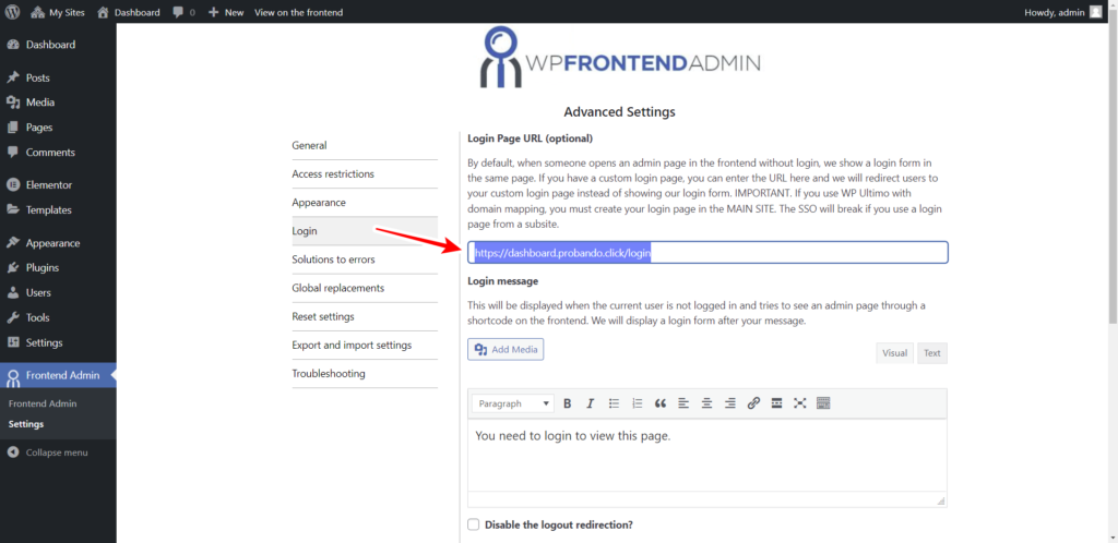 WordPress - Create a Dashboard for Authors with Elementor
