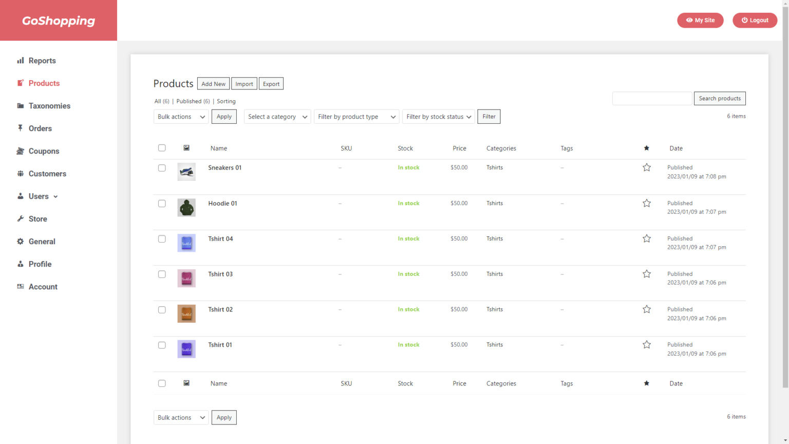 Frontend Dashboard Designs for WordPress - WP Frontend Admin