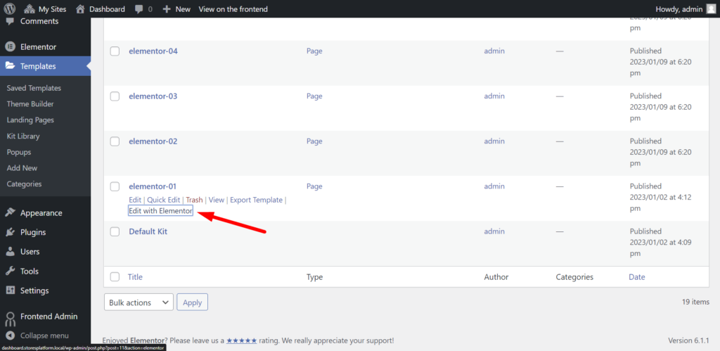 Elementor Templates to Build a Frontend Dashboard