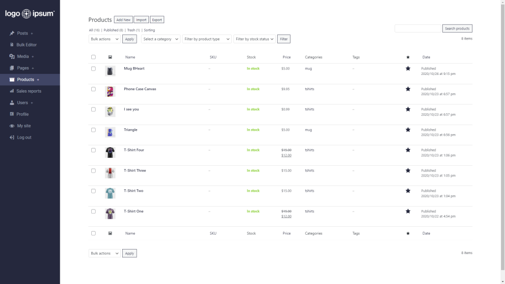 Frontend Dashboard Designs for WordPress - WP Frontend Admin