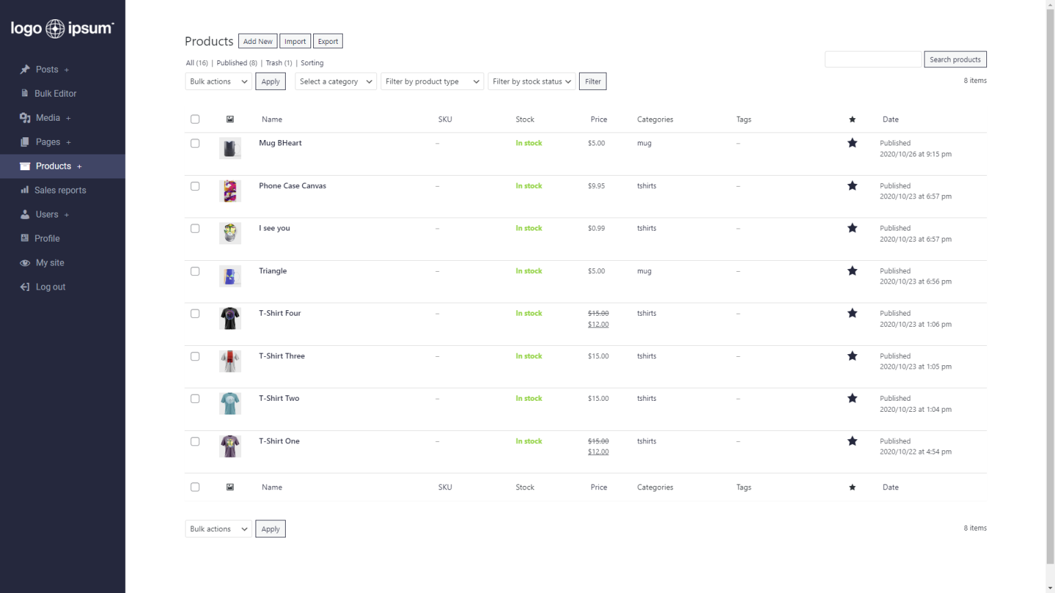 Frontend Dashboard Designs for WordPress - WP Frontend Admin