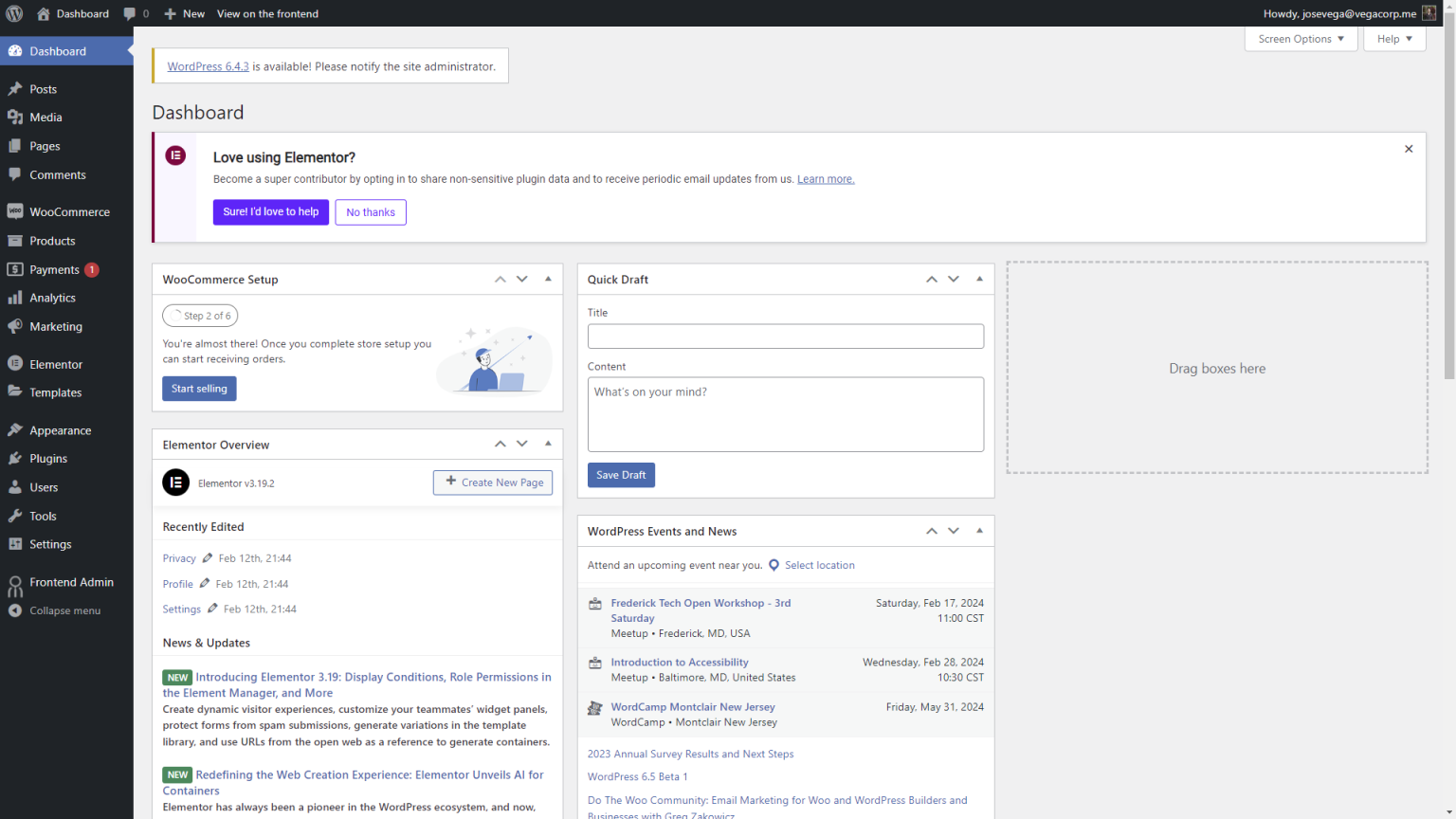 Lesson 4 - Building a Front-end Dashboard for your Ecommerce Platform - WP Frontend Admin