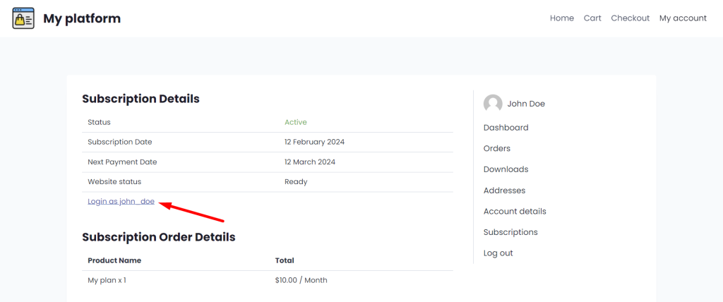 Lesson 7 Test Your Ecommerce Platform Wp Frontend Admin