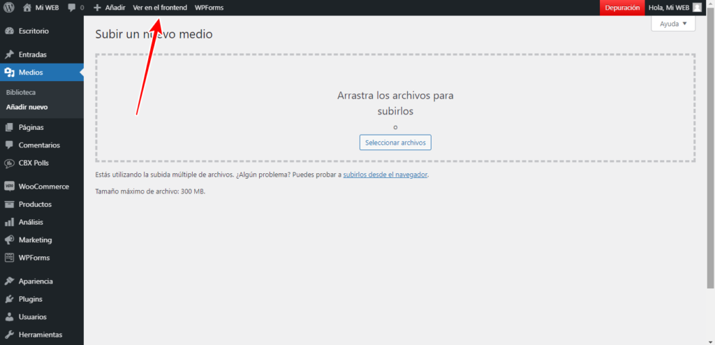 WordPress - Permitir a Usuarios Subir Archivos desde el Frontend