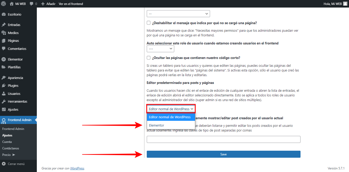 WordPress - Cómo Crear un Frontend Dashboard con Elementor