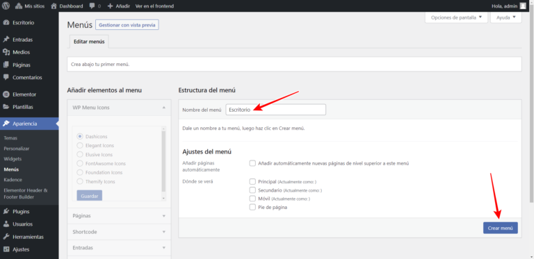 WordPress - Cómo Crear un Frontend Dashboard Personalizado con Elementor